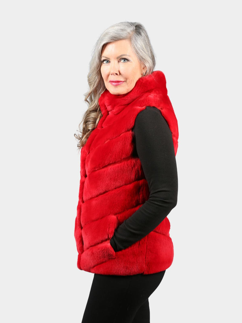 Red Fur Coats and Jackets For Women & Men