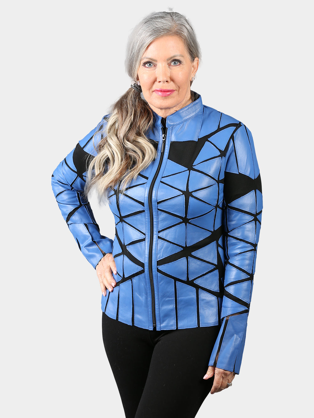 Blue Fur Coats and Jackets For Women & Men